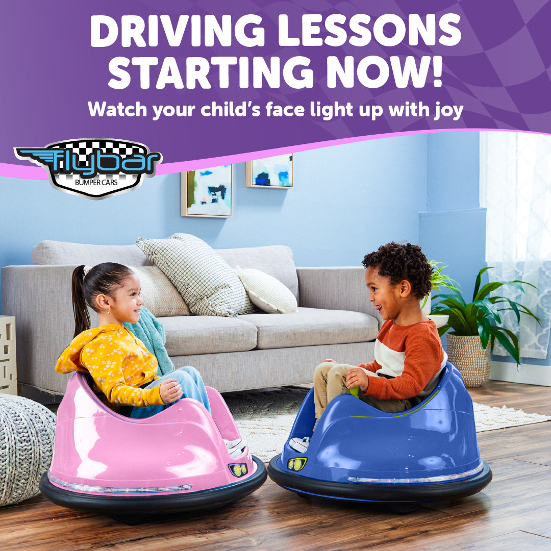 Electric Ride On Bumper Car Vehicle for Kids and Toddlers – Flybar
