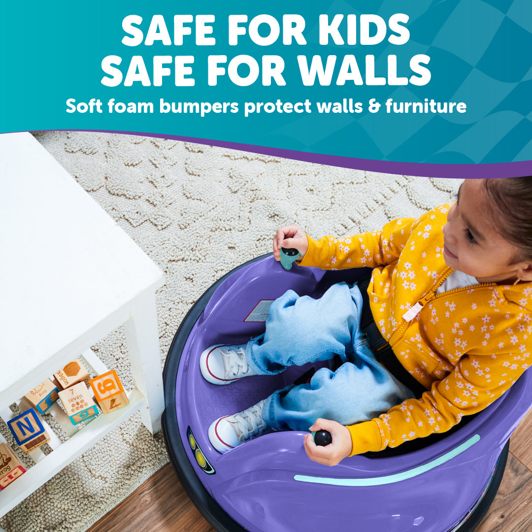 Electric Ride On Bumper Car Vehicle for Kids and Toddlers – Flybar