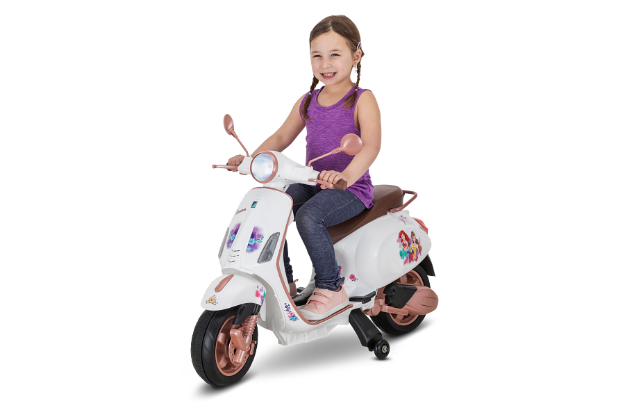 Disney Princess Vespa Scooter | Ride-On Toys for Kids - Kid Trax – Flybar