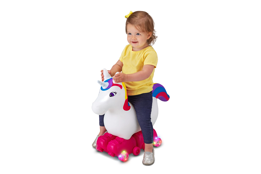 Silly Skaters Unicorn Ride On | for Kids 1-3 Years - Kid Trax Toys – Flybar